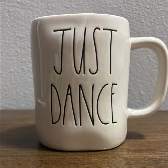 Rae Dunn | Dining | Rae Dunn Just Dance White Mug | Poshmark